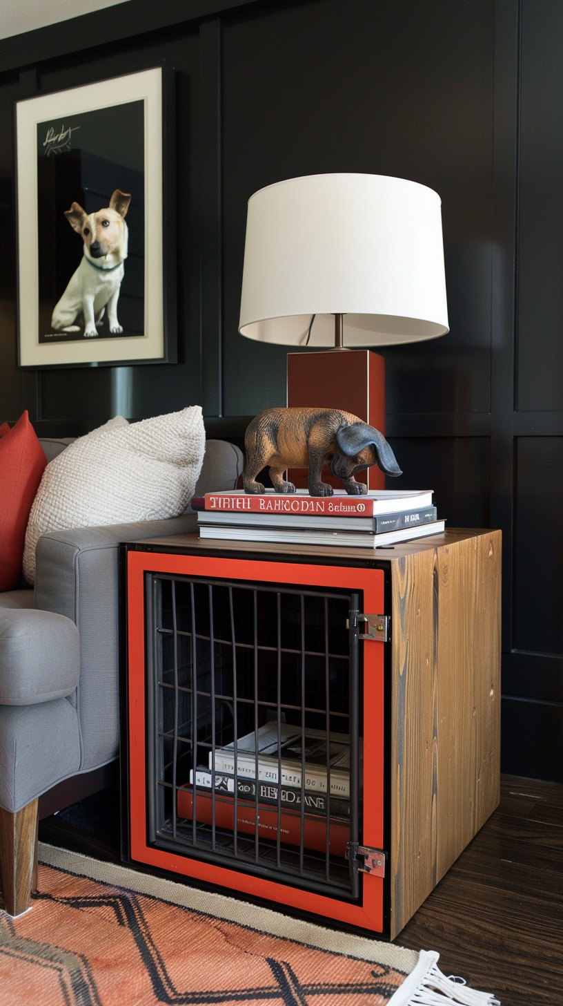 10 DIY Dog Crate Furniture Ideas (Stylish and Functional Designs ...