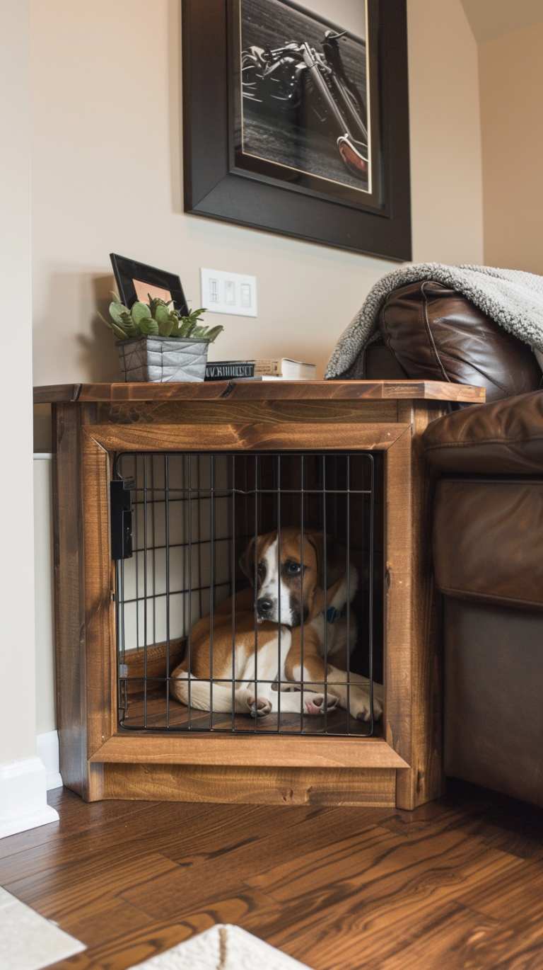 10 DIY Dog Crate Furniture Ideas (Stylish and Functional Designs ...