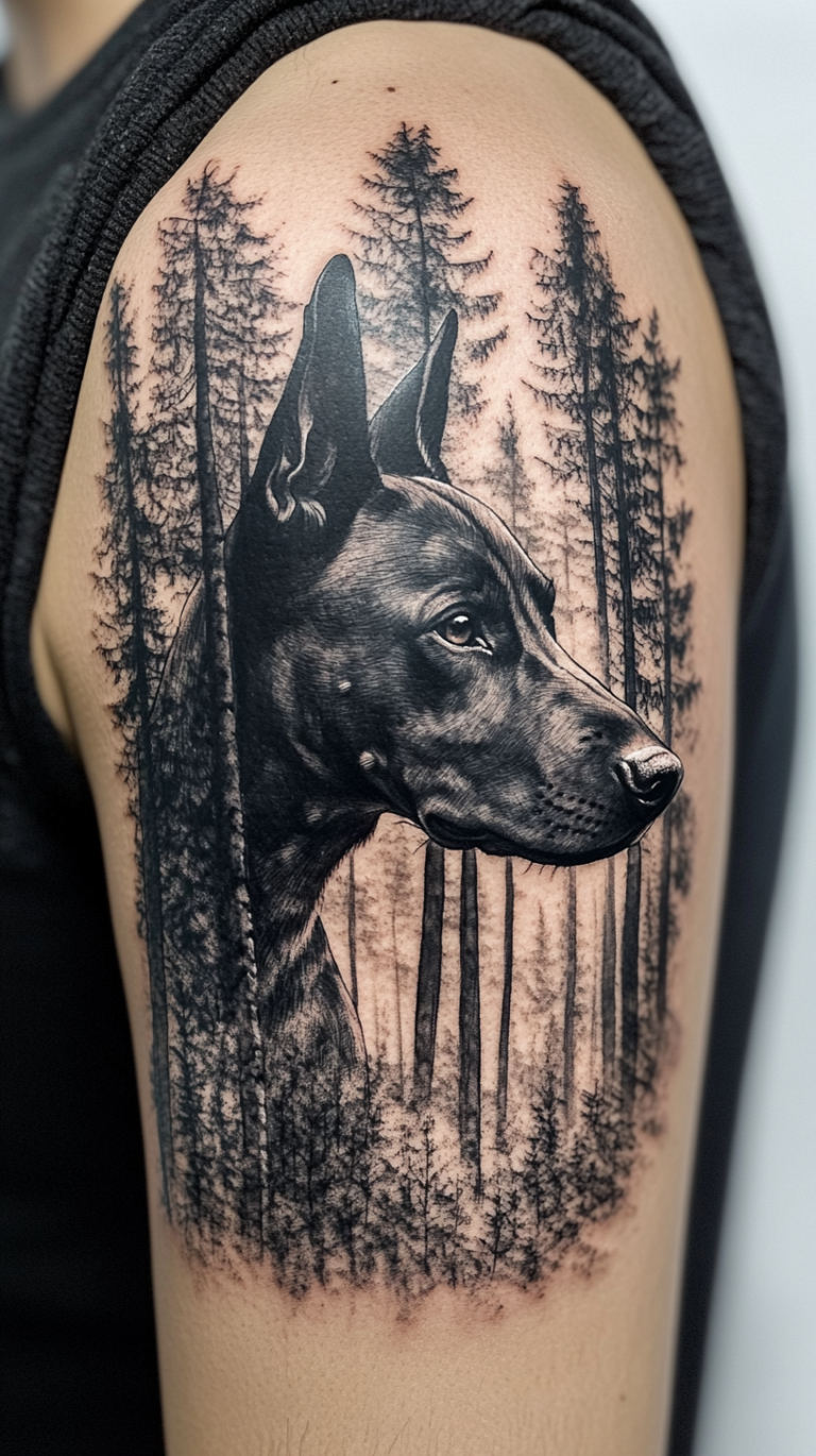 25 Doberman Tattoo Ideas: Show Your Love for This Loyal Breed - Smart ...