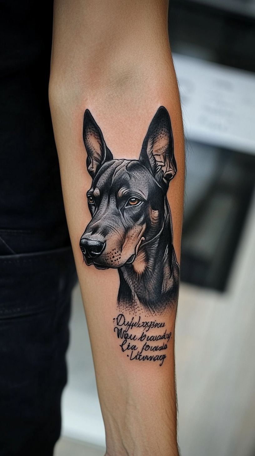 25 Doberman Tattoo Ideas: Show Your Love for This Loyal Breed - Smart ...