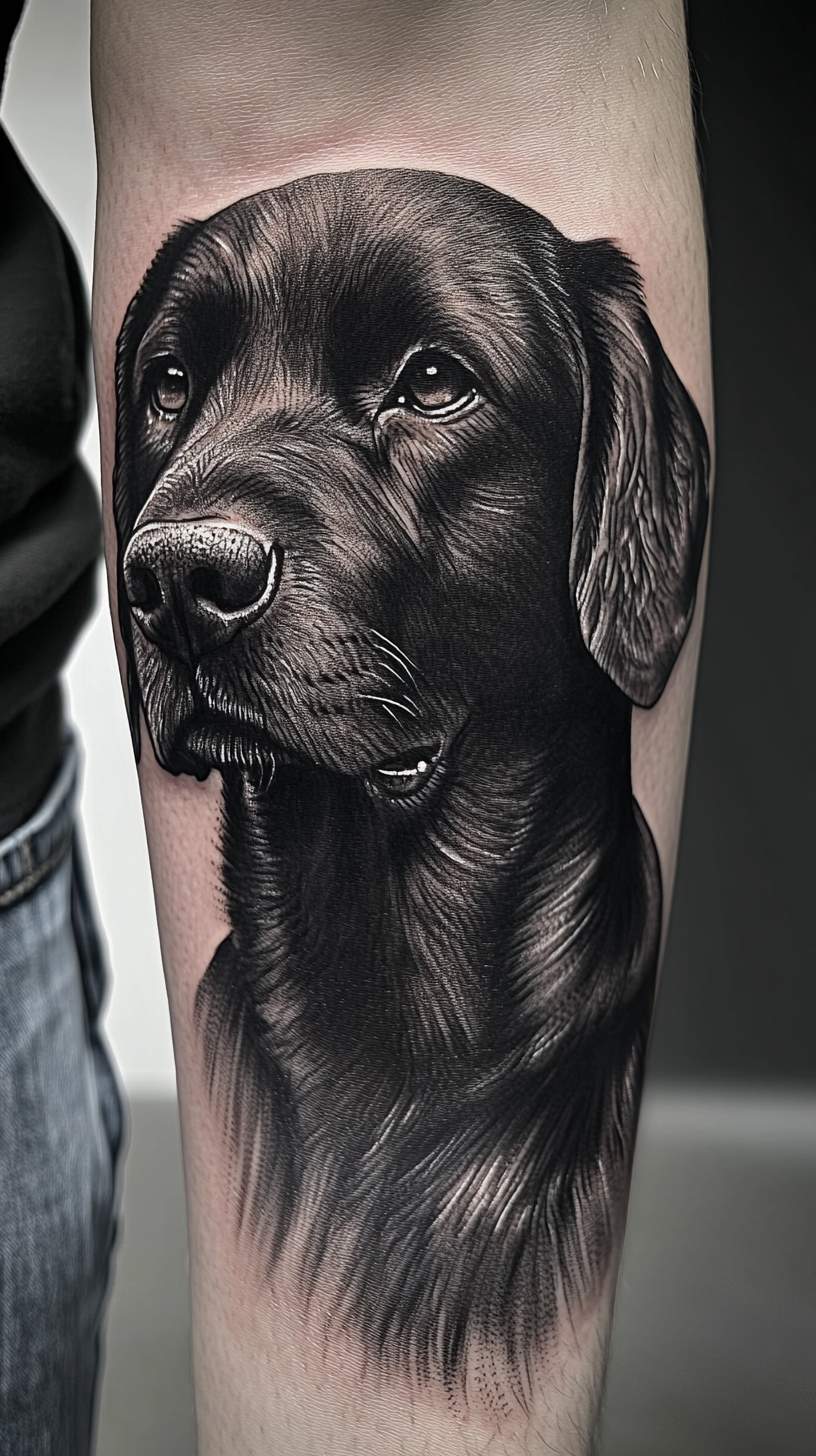22 Labrador Retriever Tattoo Ideas & Designs - Smart Dog Learning