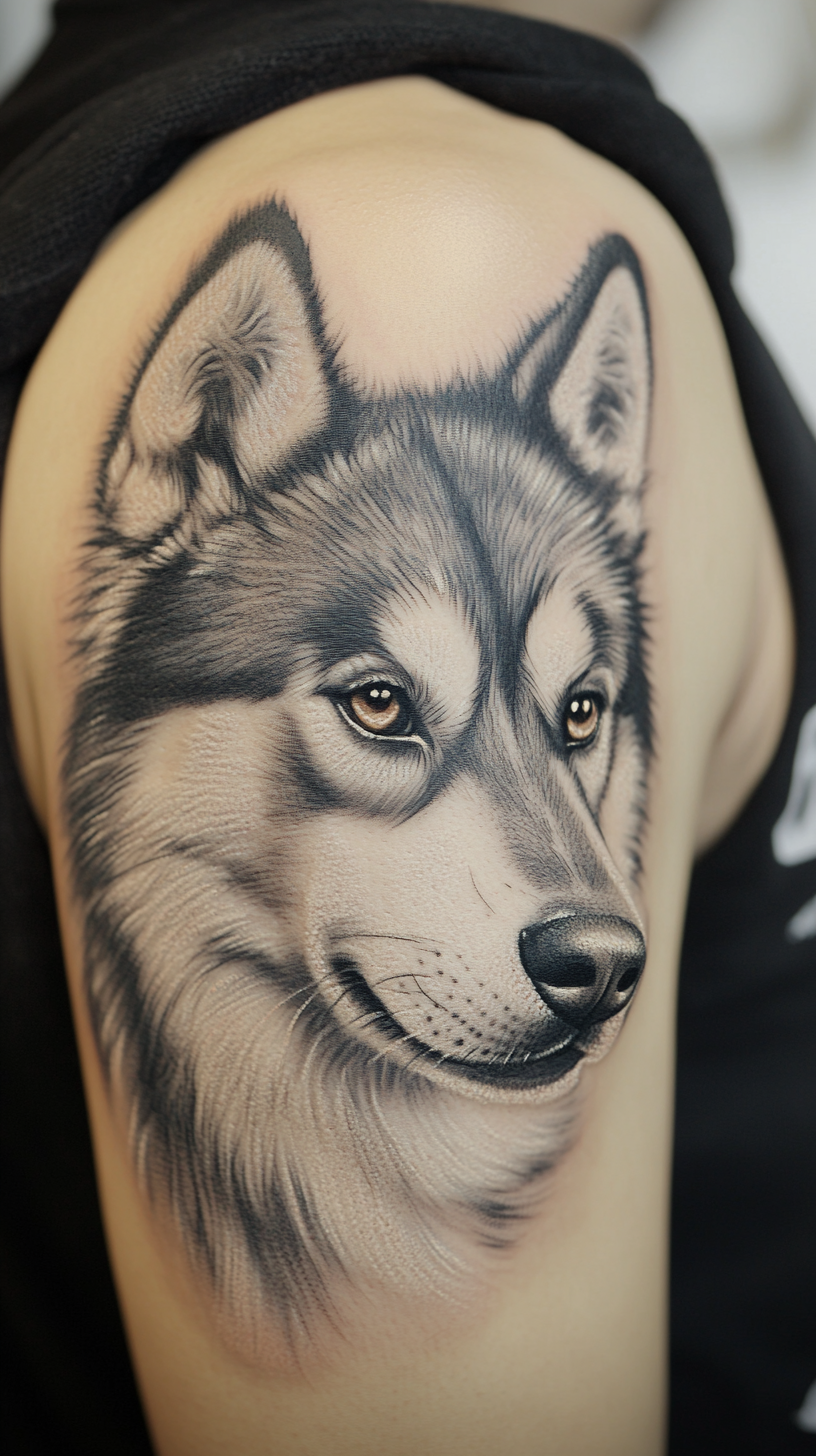 25 Siberian Husky Tattoo Ideas: Celebrate the Majestic Breed with ...