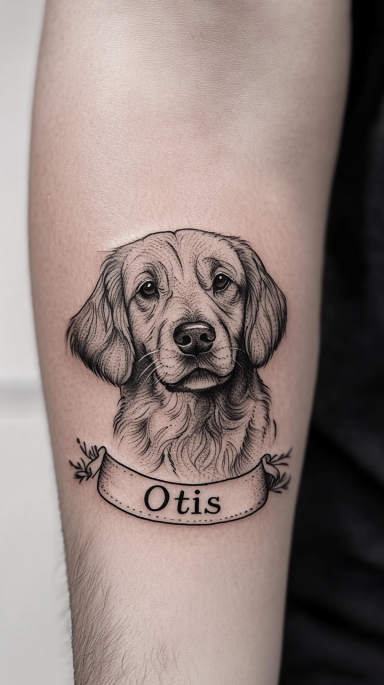 22 Golden Retriever Tattoo Ideas - Smart Dog Learning