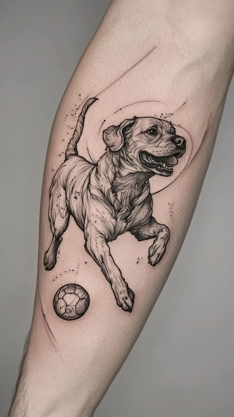 22 Labrador Retriever Tattoo Ideas & Designs - Smart Dog Learning