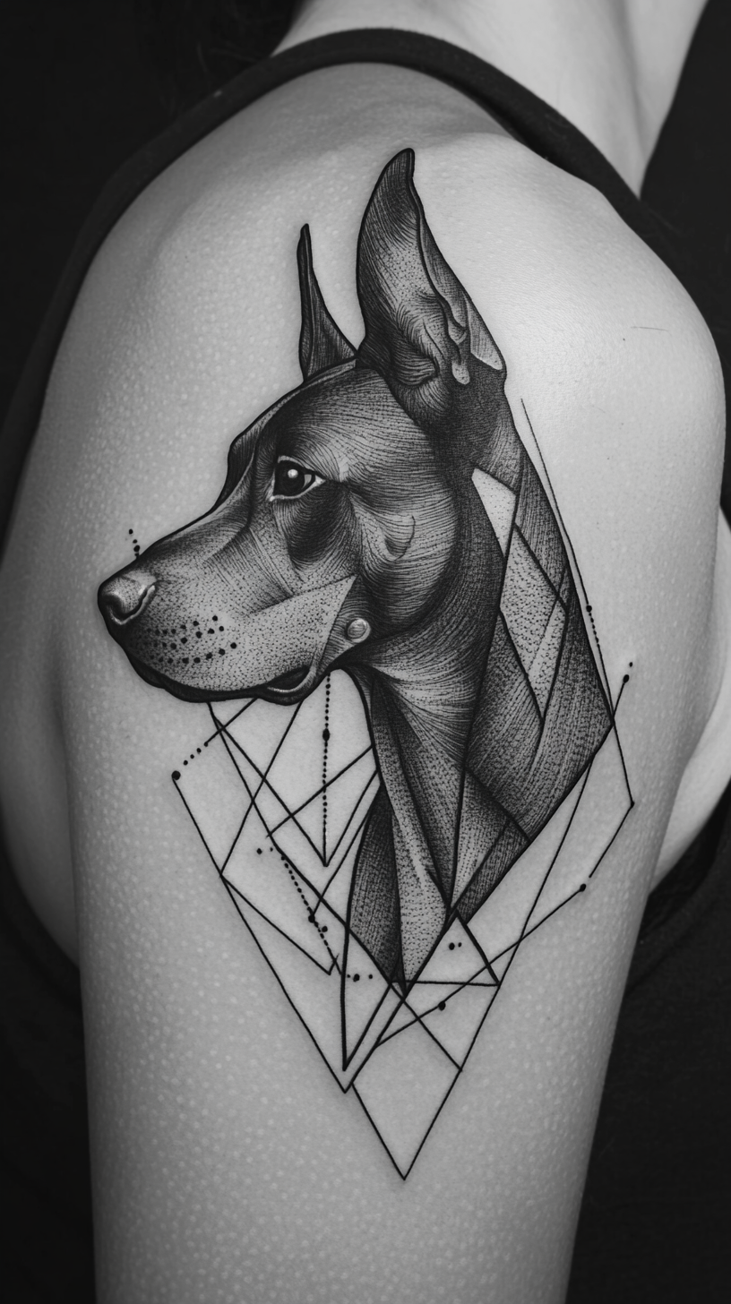 25 Doberman Tattoo Ideas: Show Your Love for This Loyal Breed - Smart ...