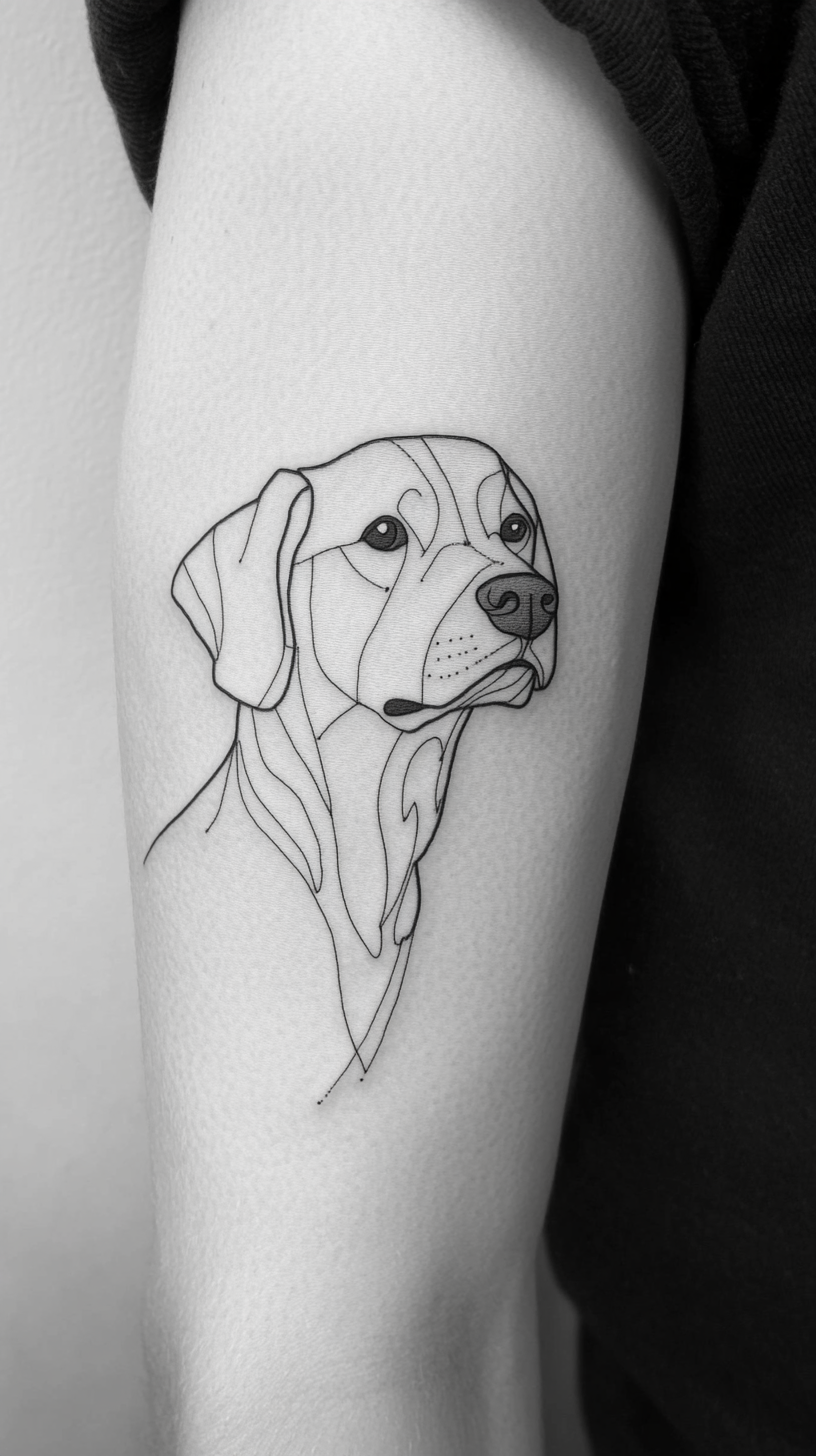 22 Labrador Retriever Tattoo Ideas & Designs - Smart Dog Learning
