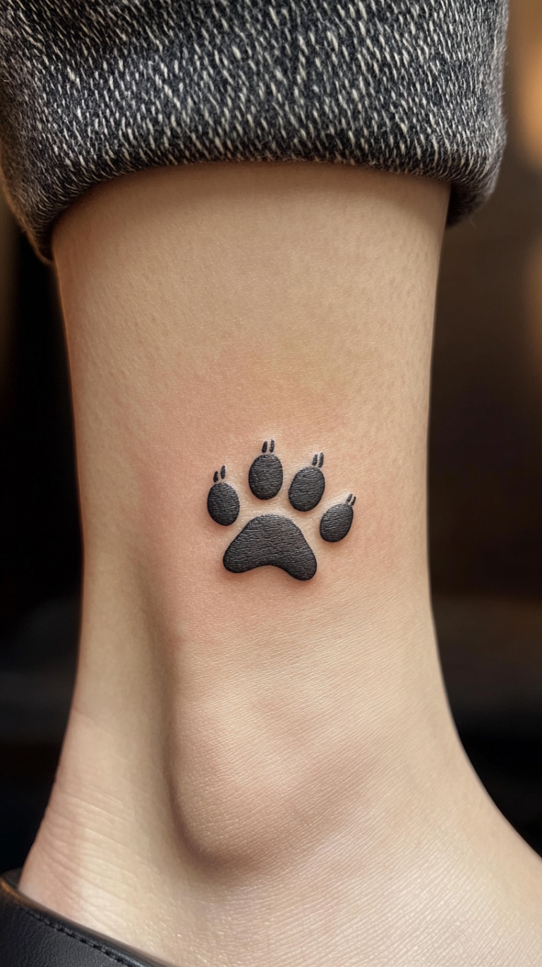25 Minimalistic Dog Tattoo Ideas: Subtle Yet Meaningful Designs for Pet ...