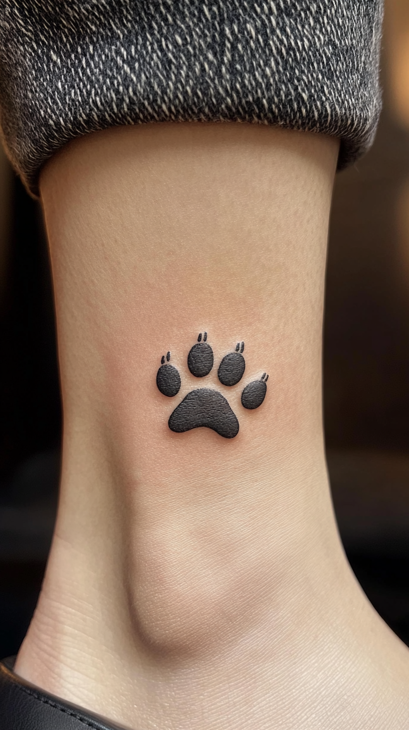 25 Minimalistic Dog Tattoo Ideas: Subtle Yet Meaningful Designs for Pet ...