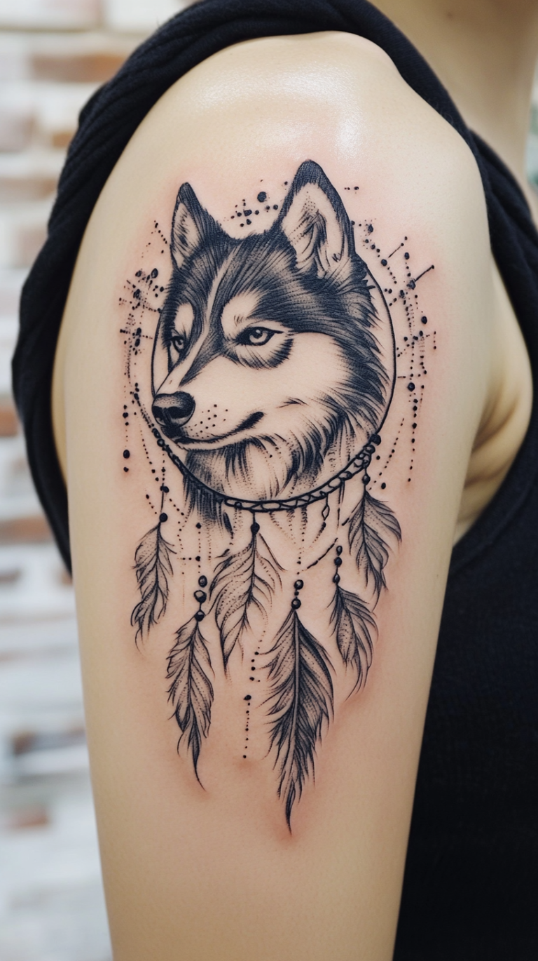 25 Siberian Husky Tattoo Ideas: Celebrate the Majestic Breed with ...