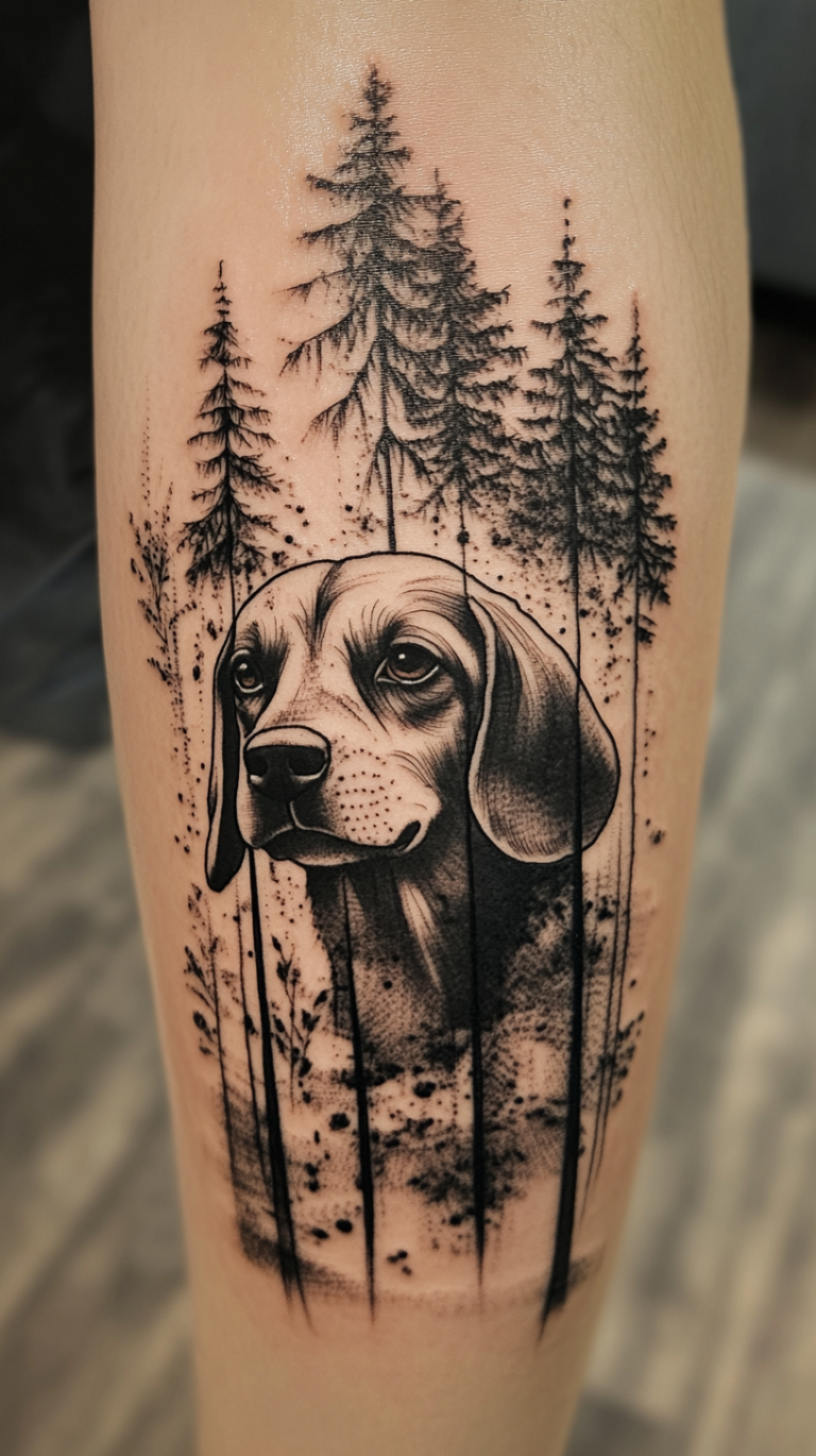 22 Beagle Dog Tattoo Ideas (Design Inspiration) - Smart Dog Learning