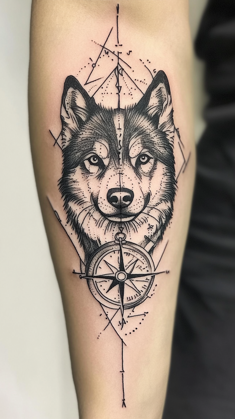 25 Siberian Husky Tattoo Ideas: Celebrate the Majestic Breed with ...