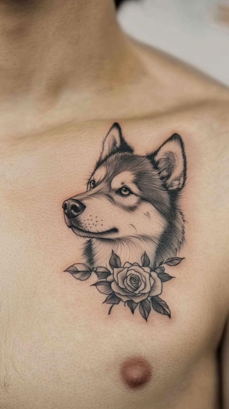 25 Siberian Husky Tattoo Ideas: Celebrate the Majestic Breed with ...
