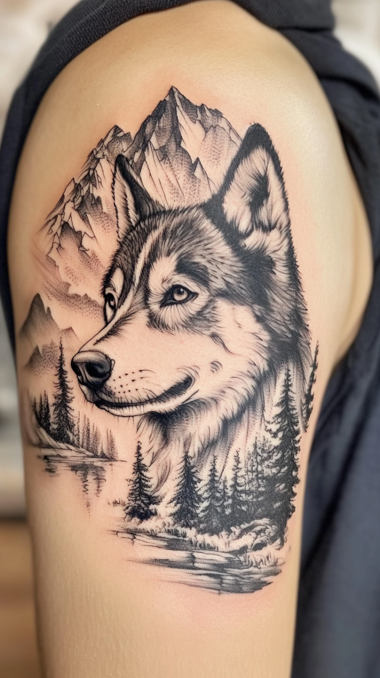 25 Siberian Husky Tattoo Ideas: Celebrate the Majestic Breed with ...