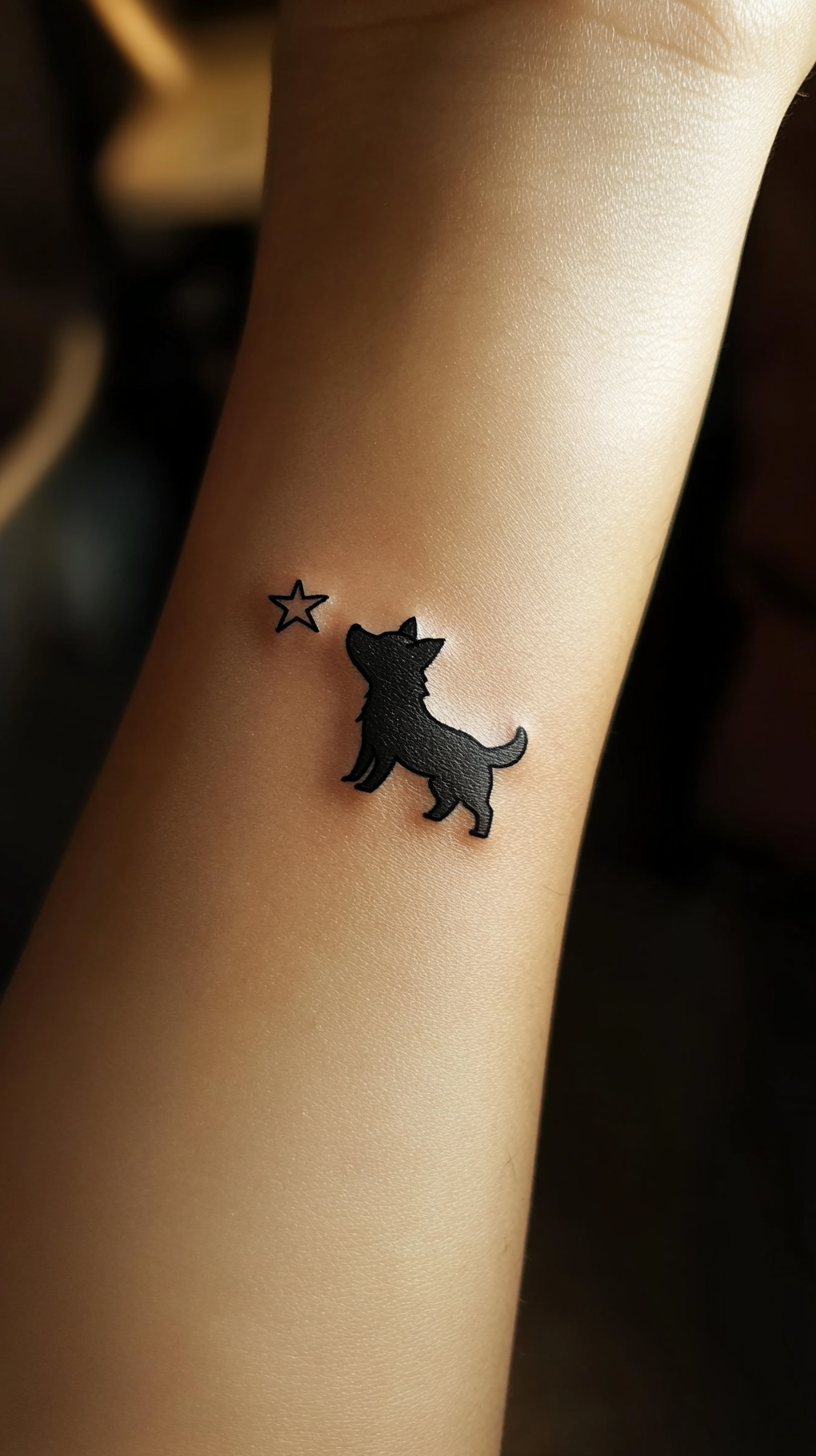 25 Minimalistic Dog Tattoo Ideas: Subtle Yet Meaningful Designs for Pet ...