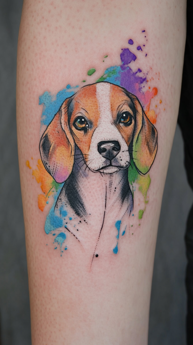 22 Beagle Dog Tattoo Ideas (Design Inspiration) - Smart Dog Learning