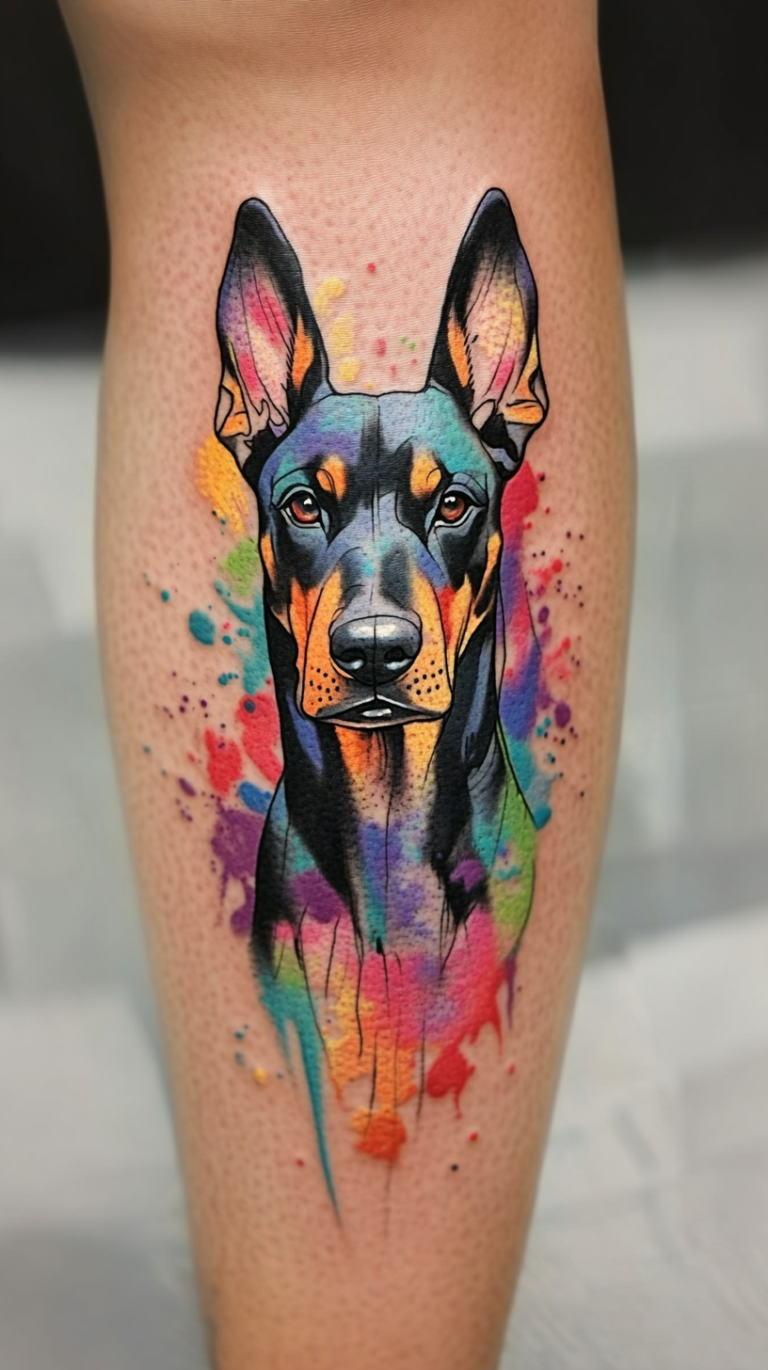 25 Doberman Tattoo Ideas: Show Your Love for This Loyal Breed - Smart ...