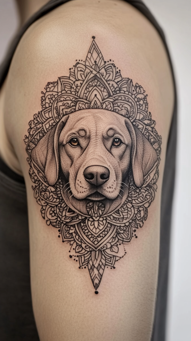 22 Labrador Retriever Tattoo Ideas & Designs - Smart Dog Learning