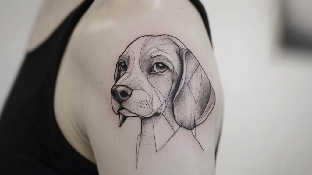 22 Beagle Dog Tattoo Ideas (Design Inspiration) - Smart Dog Learning