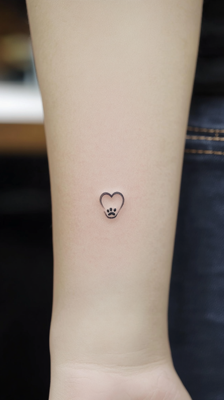 25 Minimalistic Dog Tattoo Ideas: Subtle Yet Meaningful Designs for Pet ...