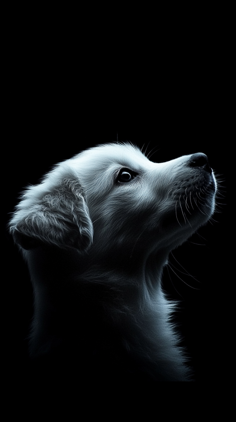 25+ Puppy Wallpapers With Dark Aesthetic - Smart Dog Learning