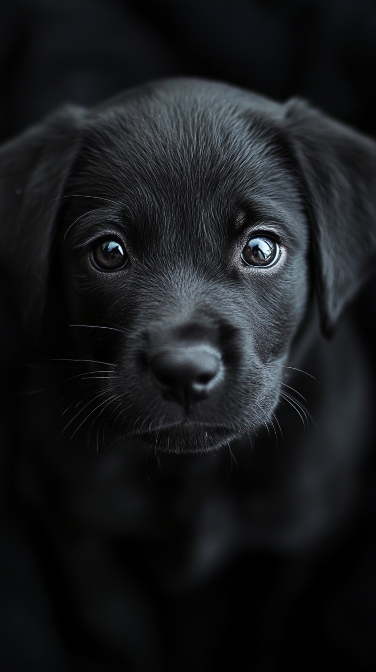 25+ Puppy Wallpapers With Dark Aesthetic - Smart Dog Learning