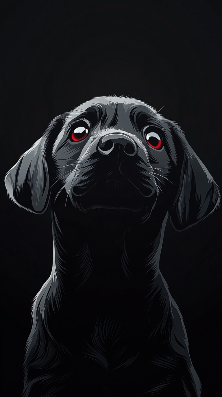 25+ Puppy Wallpapers With Dark Aesthetic - Smart Dog Learning