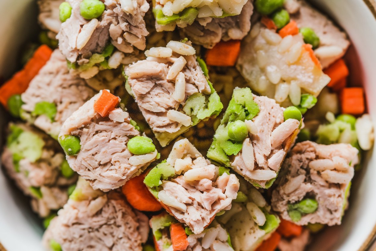 Chicken, Brown Rice & Veggie Bites: A Vitamin-Packed Treat For Dogs ...