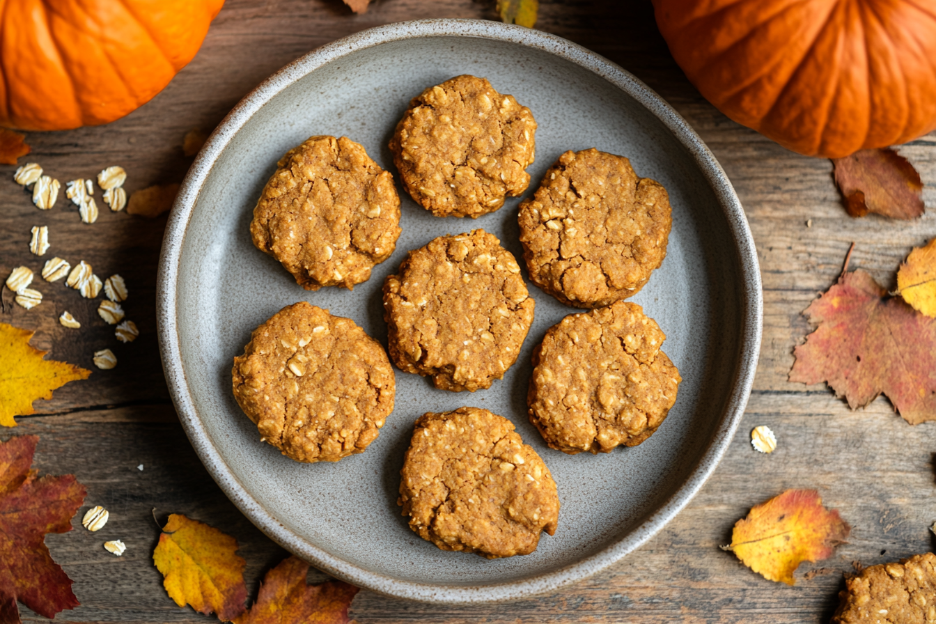 Pumpkin, Oat, and Peanut Butter Dog Cookies: Easy Recipe - Smart Dog ...