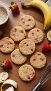 Strawberry Banana Cookies For Dogs - VERY Easy Recipe - Smart Dog Learning
