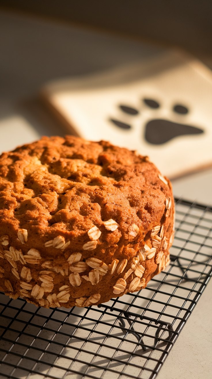 The Easiest 3-Ingredient Fruit Cake for Dogs - Smart Dog Learning