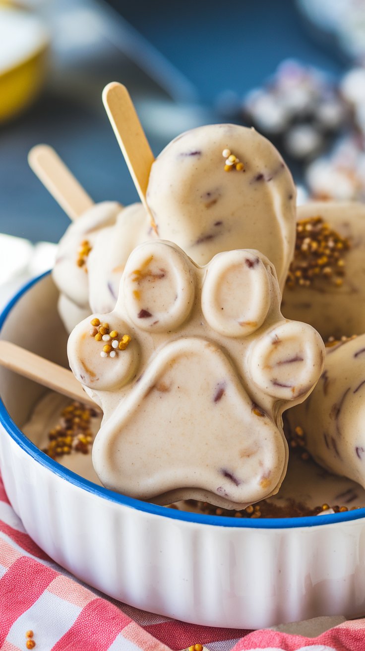 Frozen Peanut Butter Banana Pops for Dogs (Summer Vibes in a Treat ...